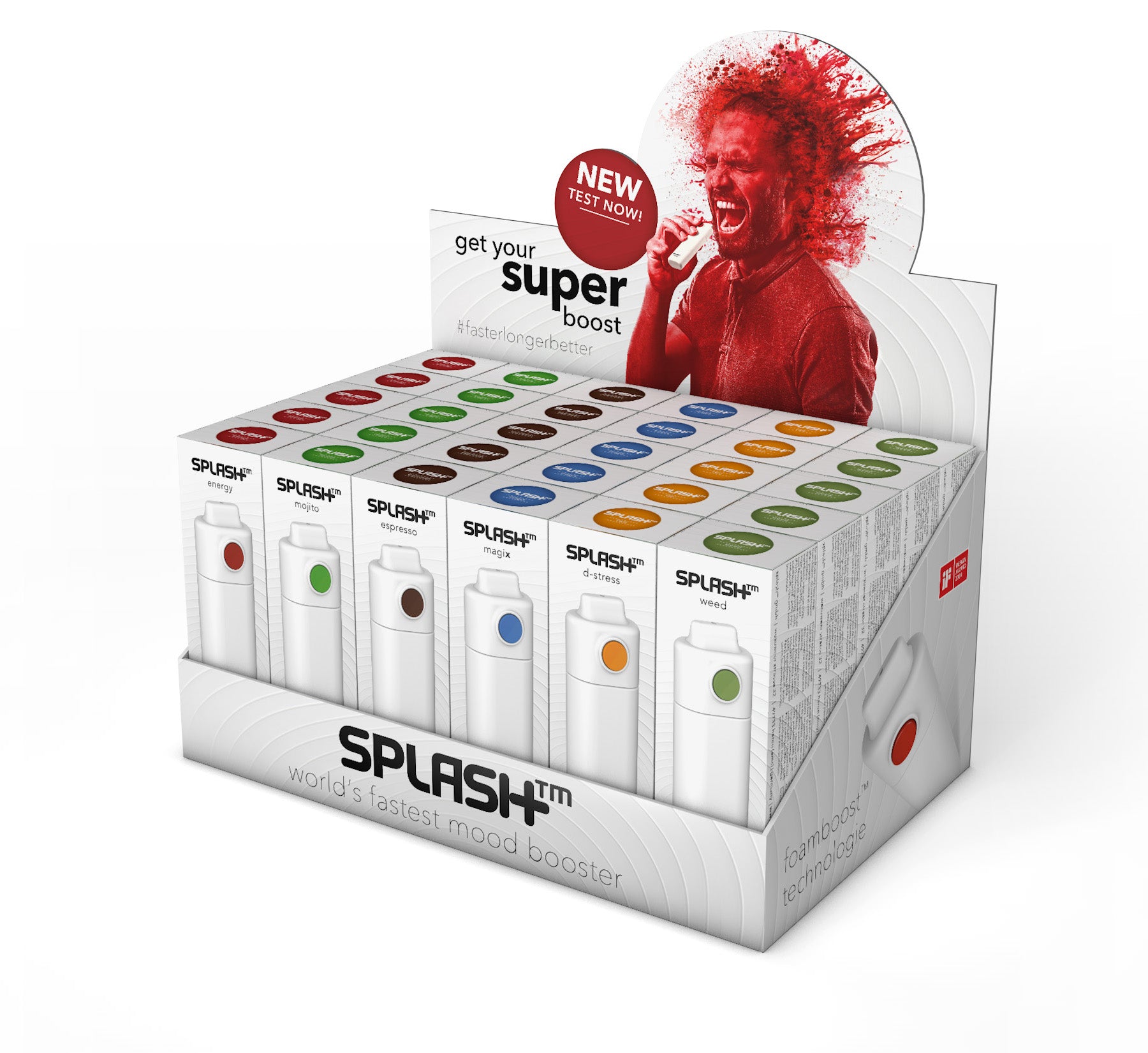 SPLASH trade display